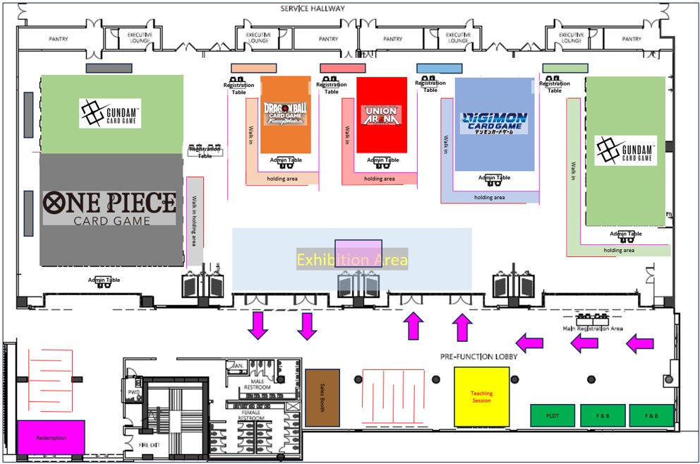 Event Floor Map | BANDAI CARD GAMES Fest 25-26 Official Website